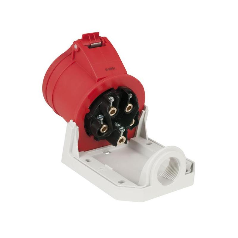 CEE 32A 400V 5p Wallmount Female